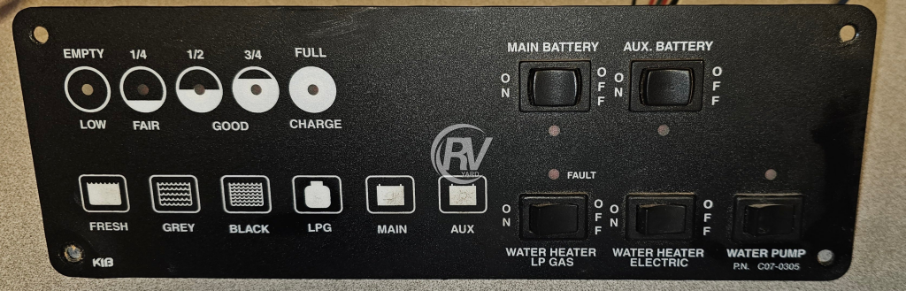 Used Tank Monitor Panel C07-0305 – RV Yard