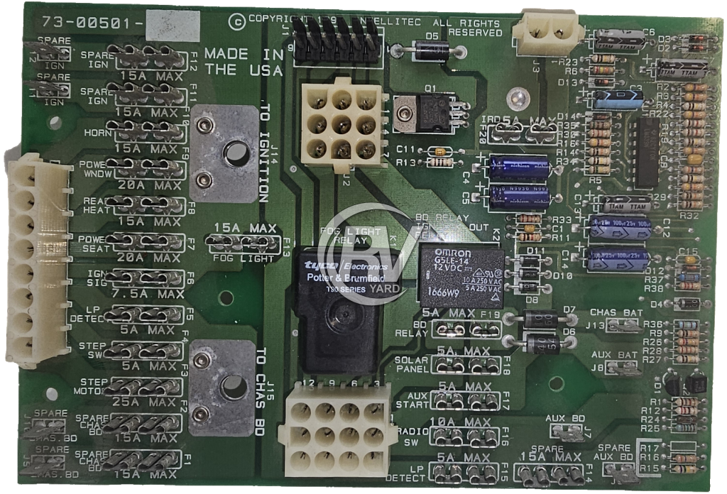 Used Intellitec 73-00501 Battery Control Center Board – RV Yard