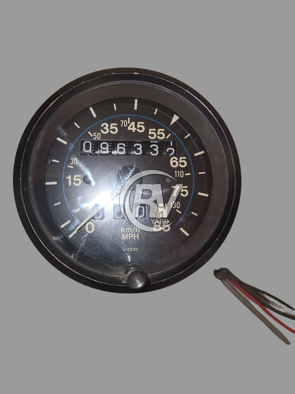 VDO Speedometer Black and Blue #NA – RV Yard