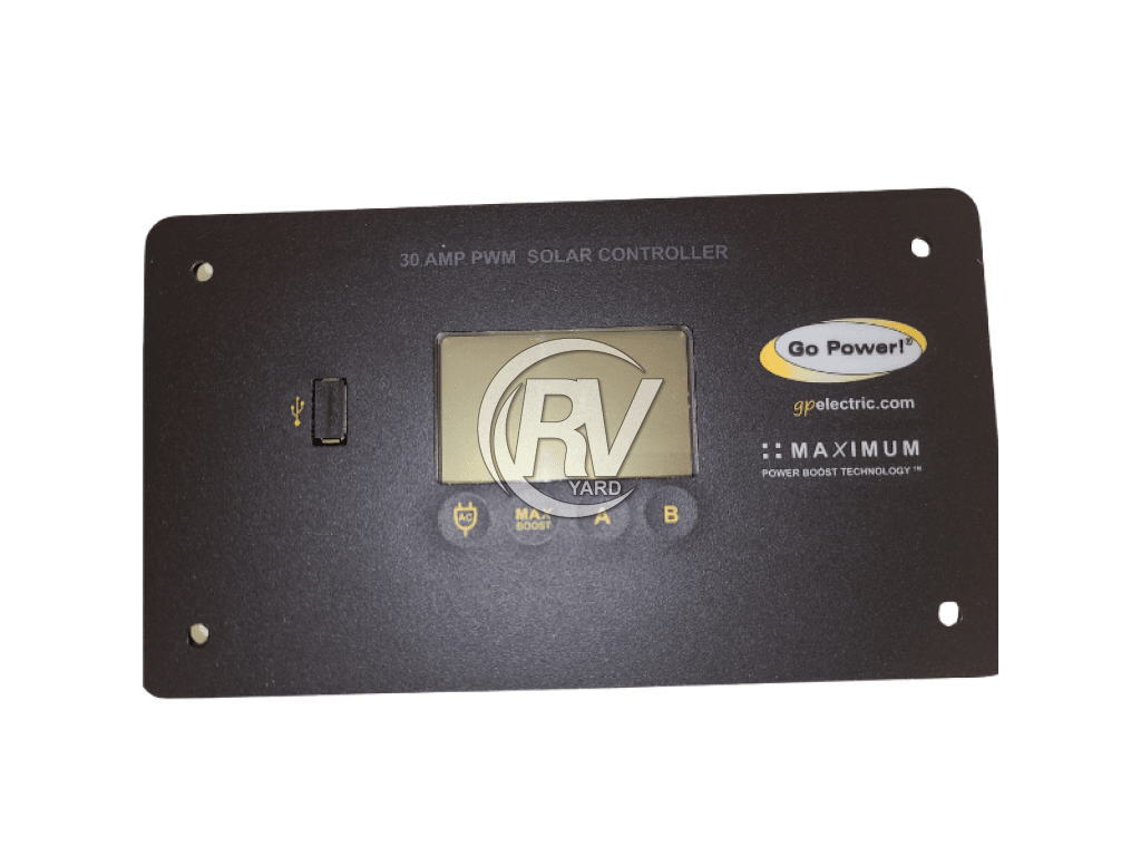 GoPower! 30 Amp PWM Solar Controller – RV Yard